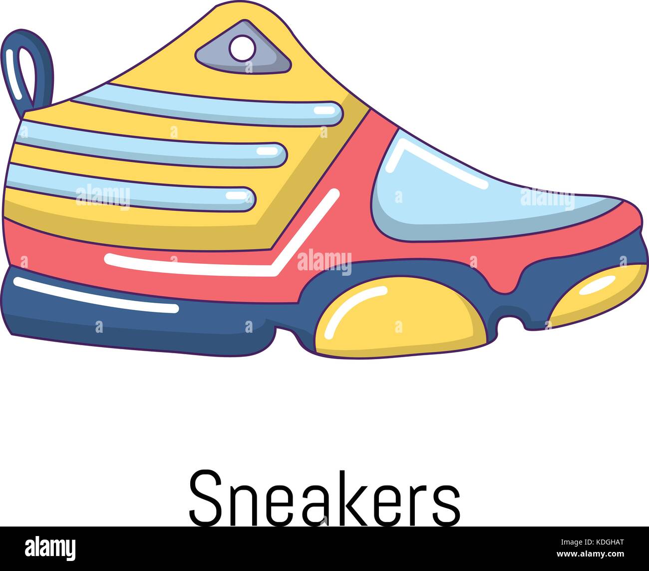 Sneakers icon, cartoon style Stock Vector Image & Art - Alamy