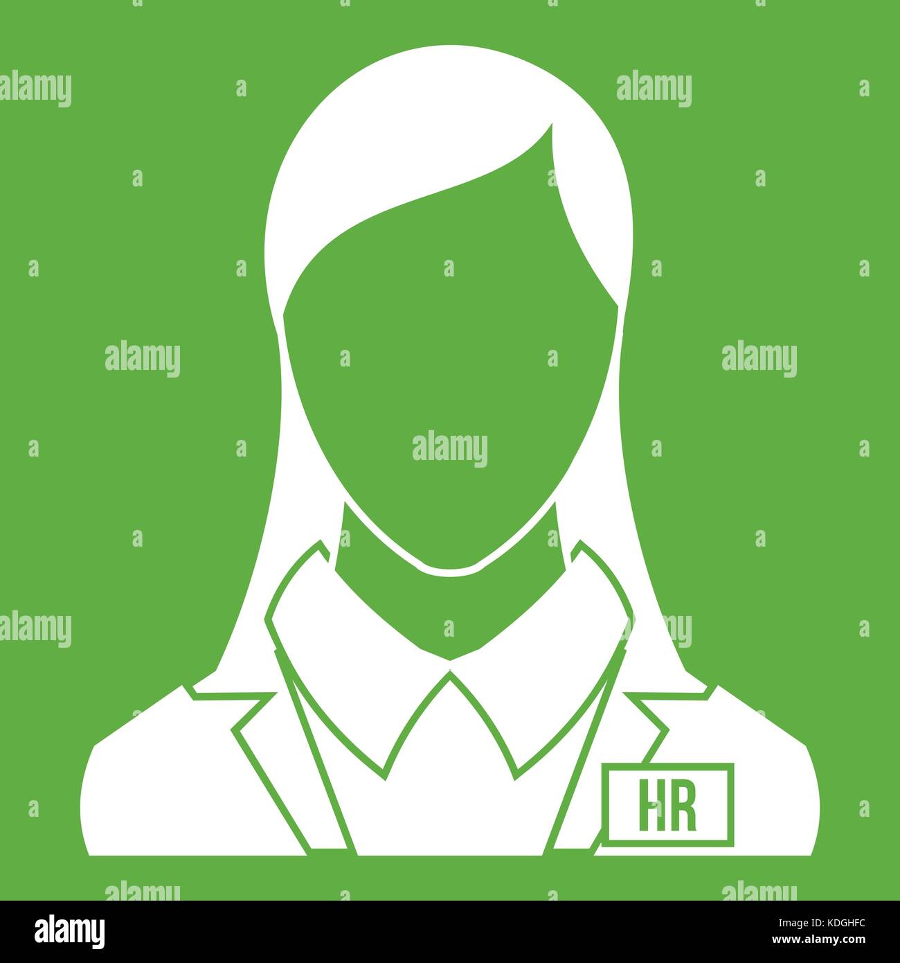 HR management icon green Stock Vector Image & Art - Alamy