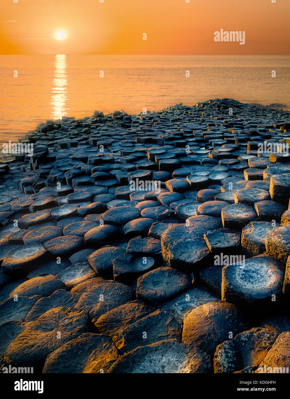 Rock formations. Giants Causway. Nortnern Ireland Stock Photo - Alamy