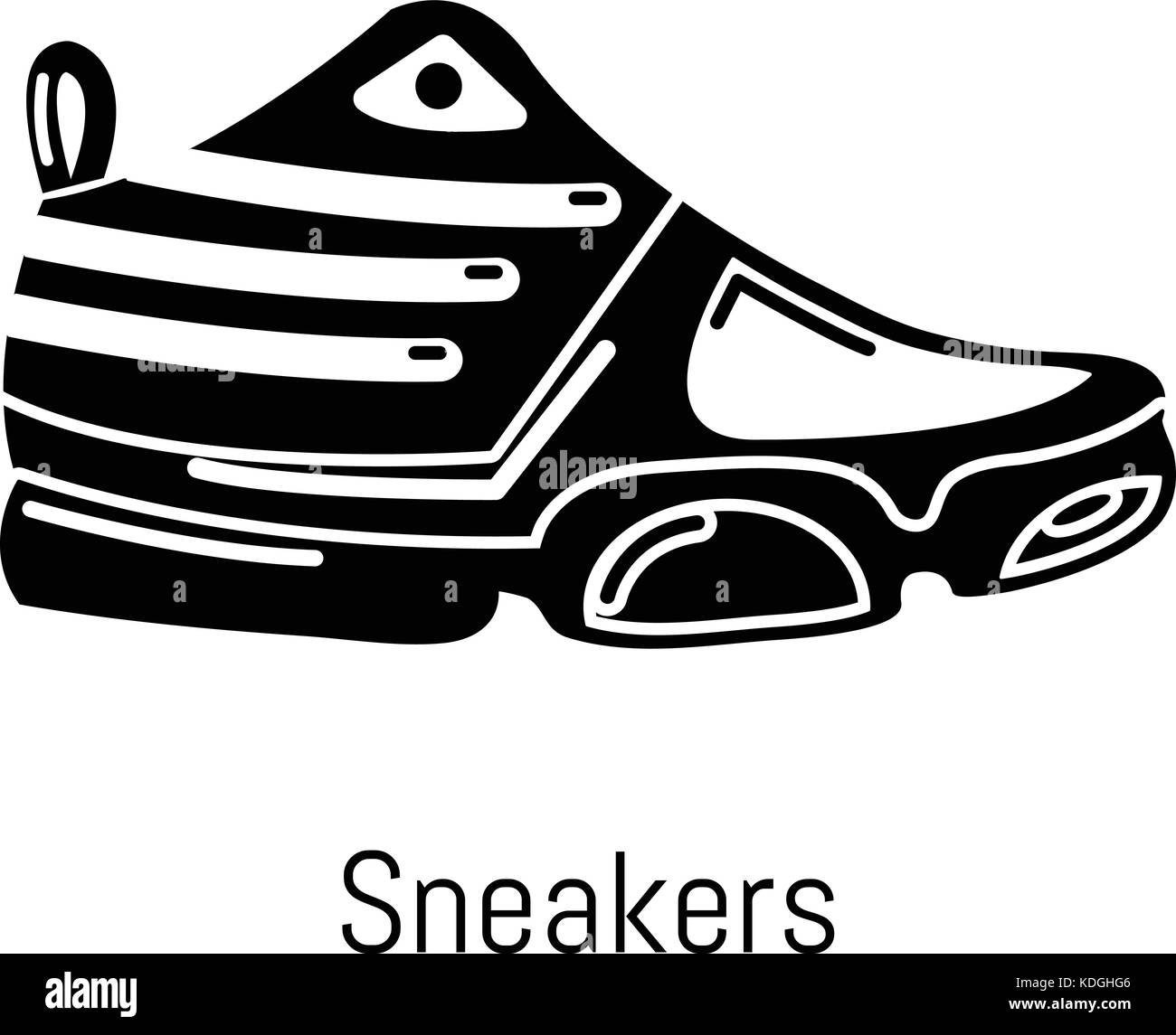Sneakers icon, simple black style Stock Vector Image & Art - Alamy
