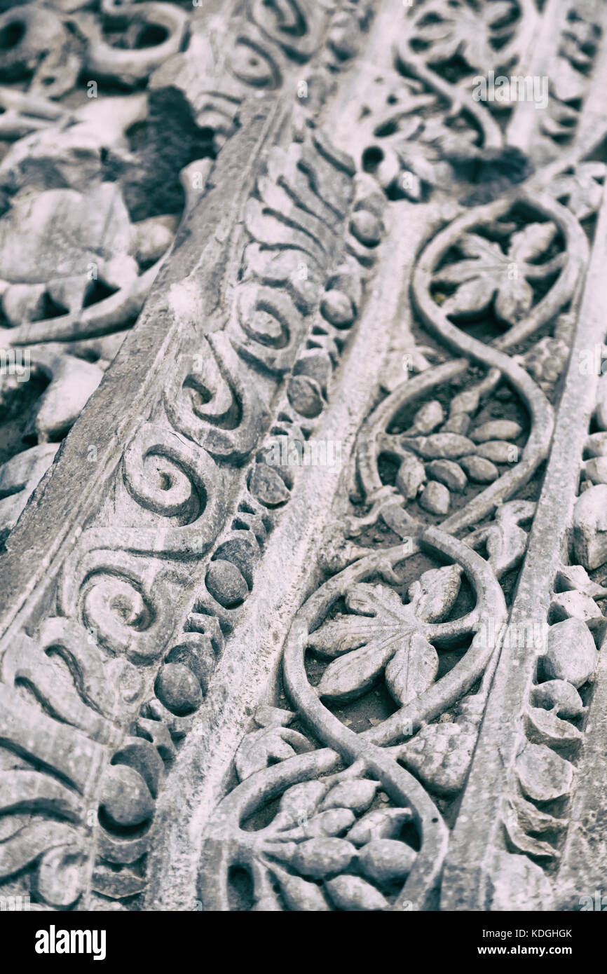 in umm quais jordan the old incision of marble for antique temple ...