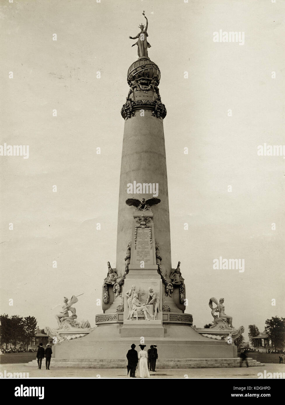 Louisiana Purchase Monument designed by Karl Bitter seen from the south ...