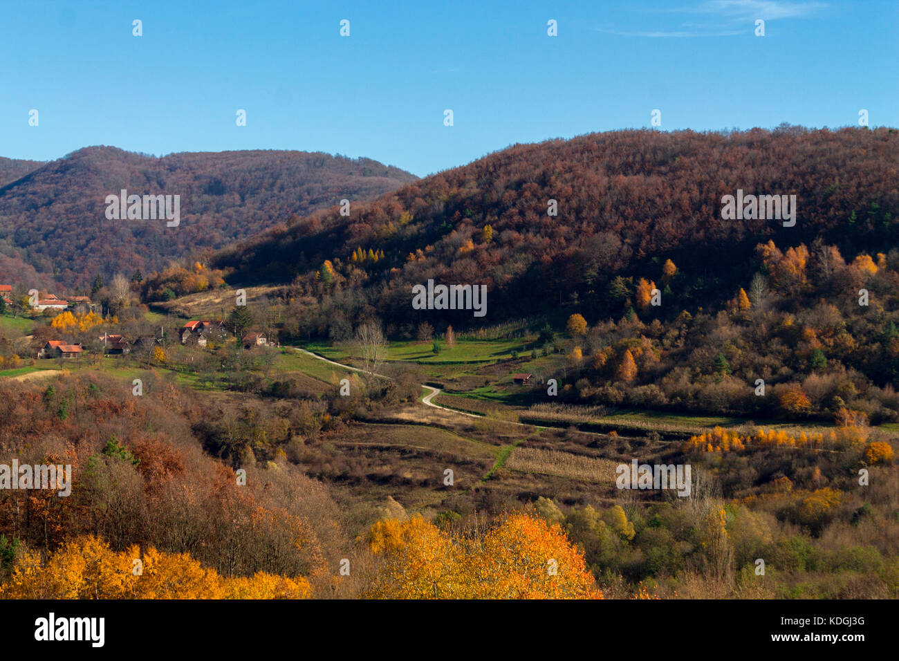 Beautiful countryside in Croatian Zagorje Stock Photo - Alamy