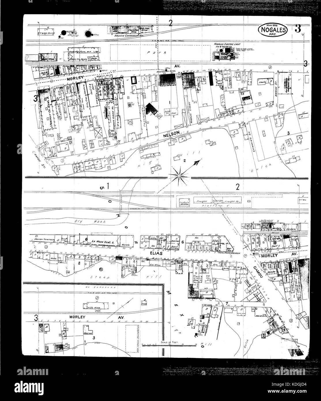 Nogales map hi-res stock photography and images - Alamy