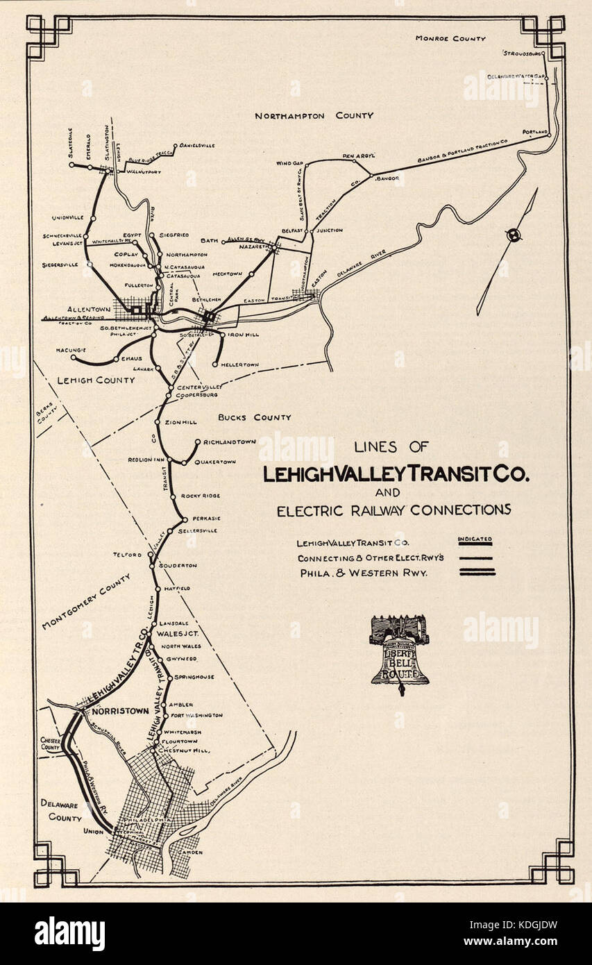 Lehigh map hi-res stock photography and images - Alamy