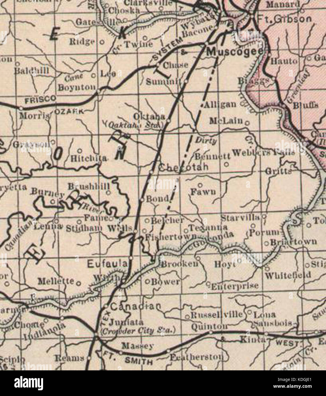 Mcintosh county map hi-res stock photography and images - Alamy