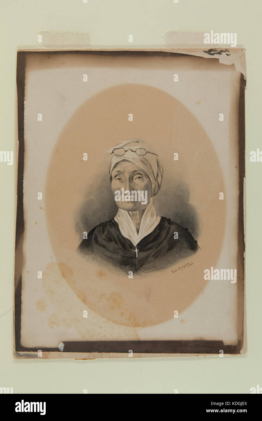 Portrait of Helene LeRoux by Emile Herzinger Stock Photo - Alamy