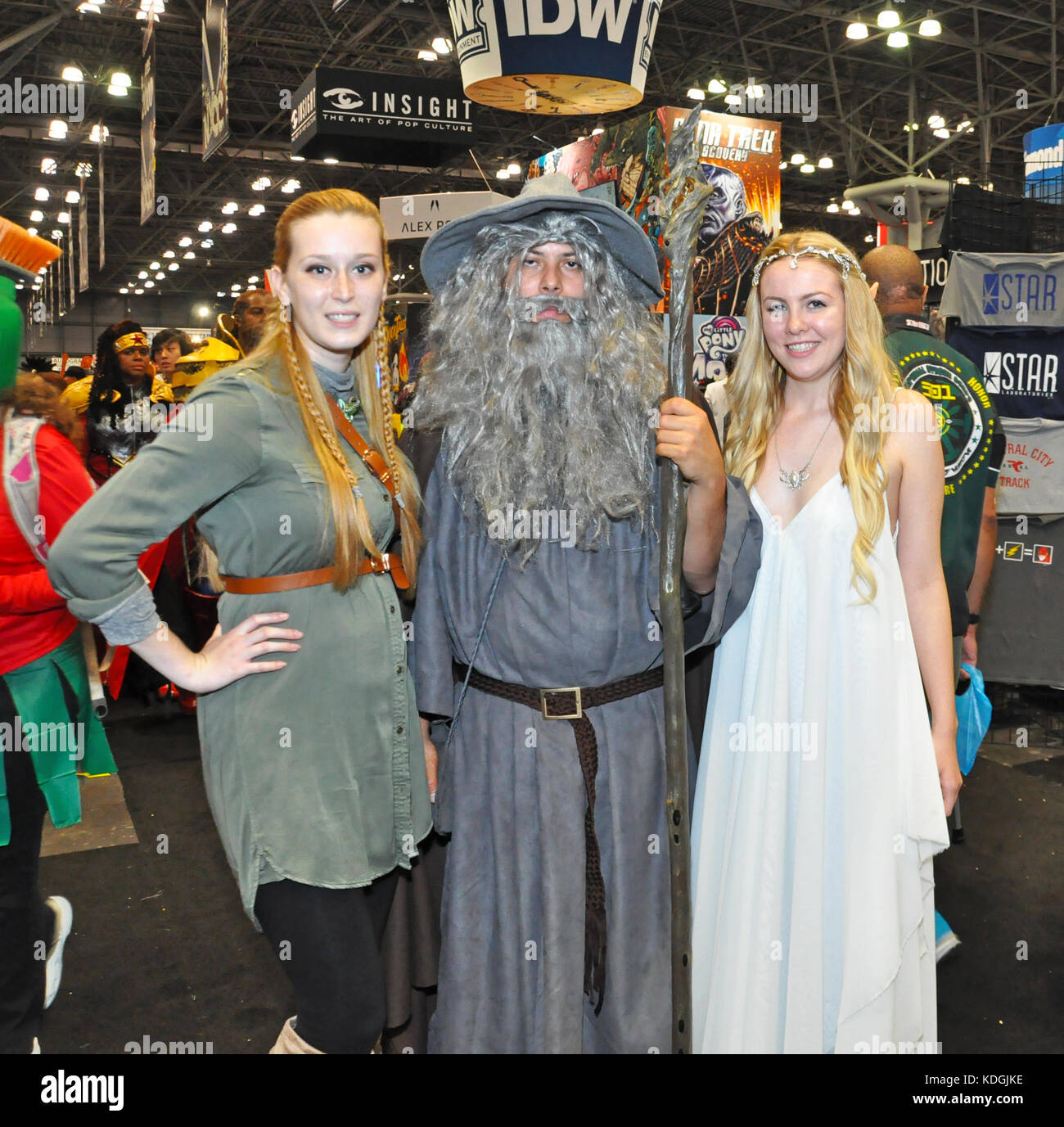 Javits Center, New York, NY. Cosplayers at 2017 New York Comic Con ...