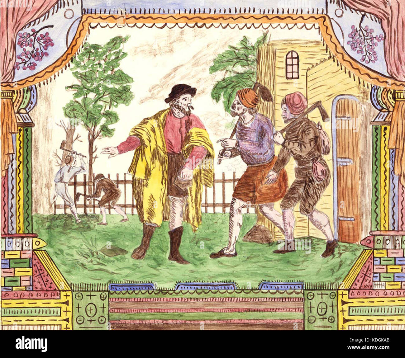 Parable of the Laborers in the Vineyard (Lawrence W. Ladd Stock Photo ...