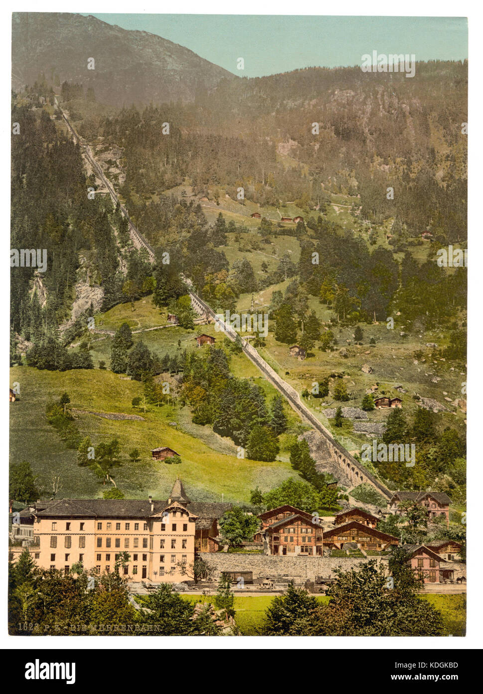 Lauterbrunnen Valley and Murren Railway, Bernese Oberland, Switzerland ...