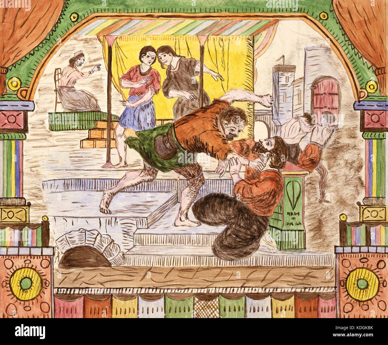 Parable of the King and His Servants (Lawrence W. Ladd Stock Photo - Alamy