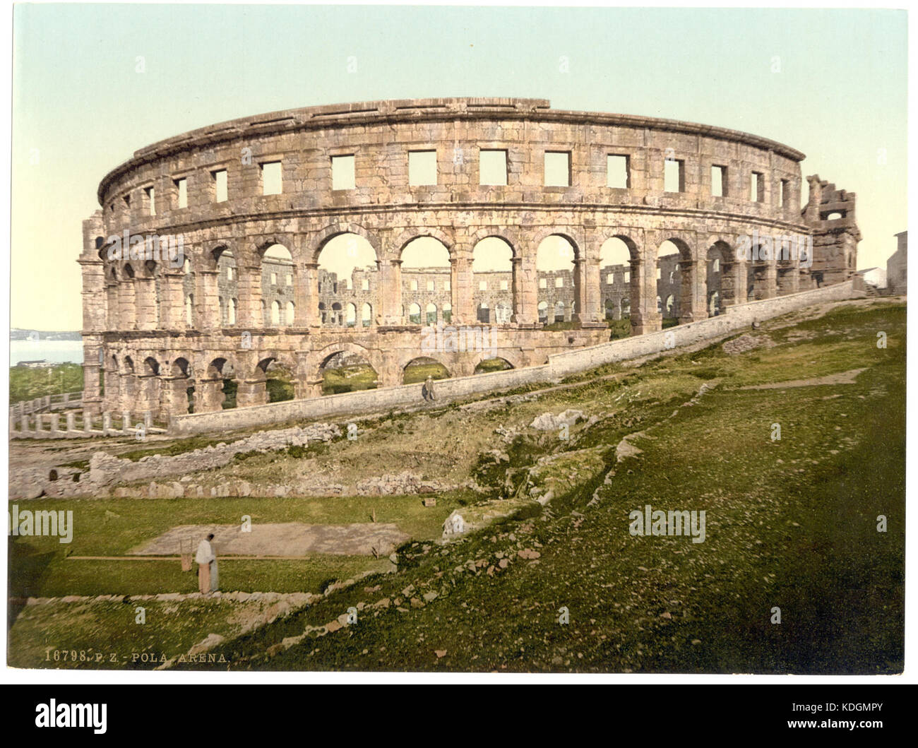 Pola, the arena, Istria, Austro Hungary LCCN2002710933 Stock Photo - Alamy
