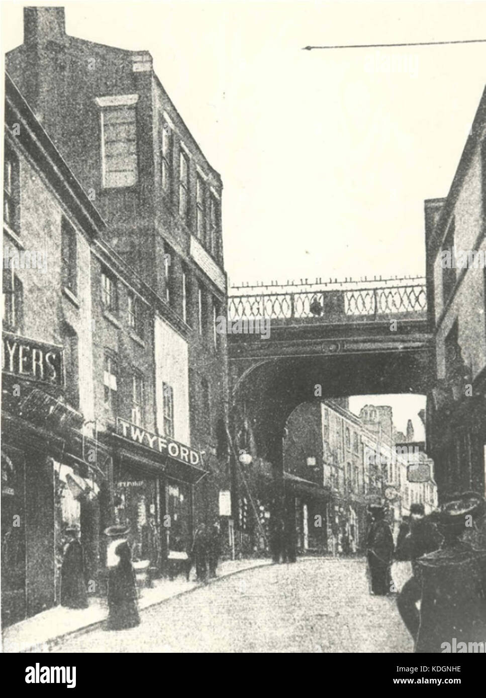 Little Underbank, Stockport 1906 Stock Photo - Alamy