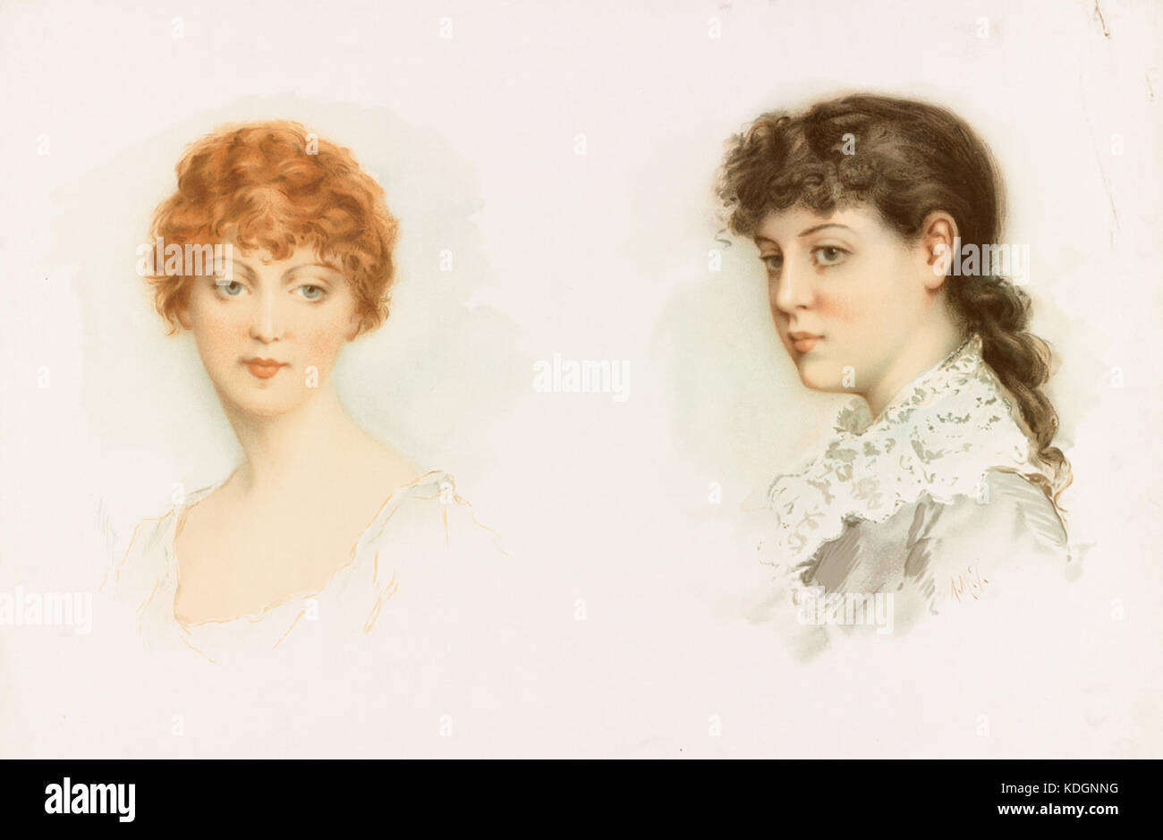 Historical female portraits hi-res stock photography and images - Alamy