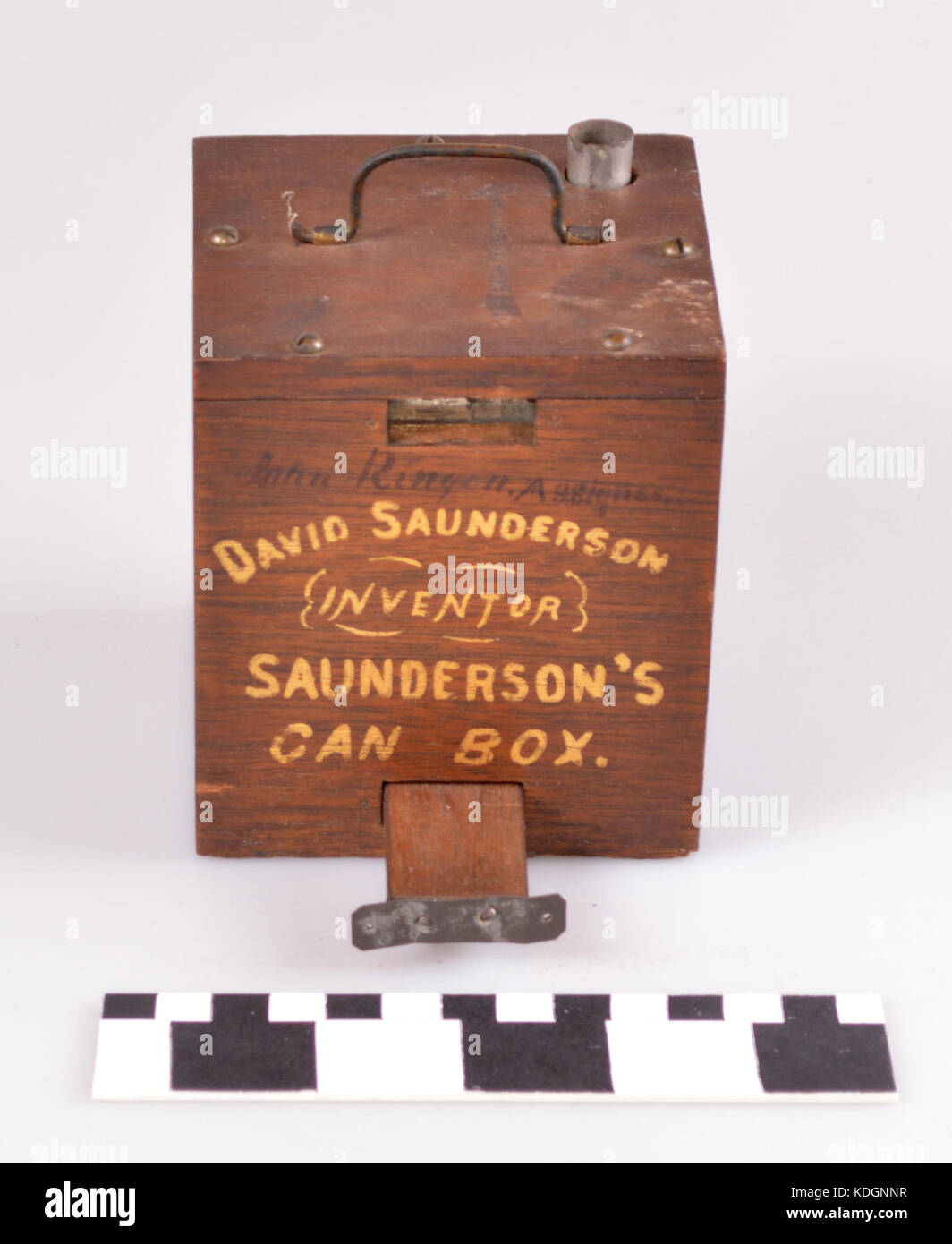 Patent Model for Oil Can Shipping Package Stock Photo - Alamy