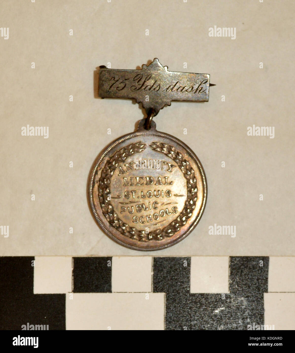 Silver Medal for 75 Yard Dash Stock Photo - Alamy