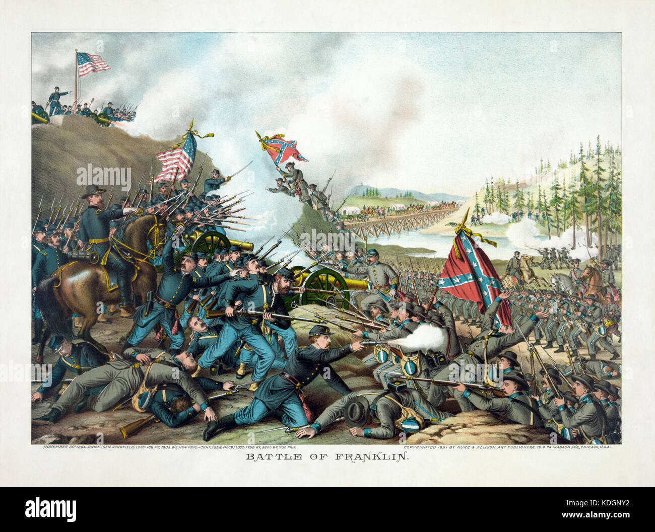 Battle of franklin 1864 hi-res stock photography and images - Alamy