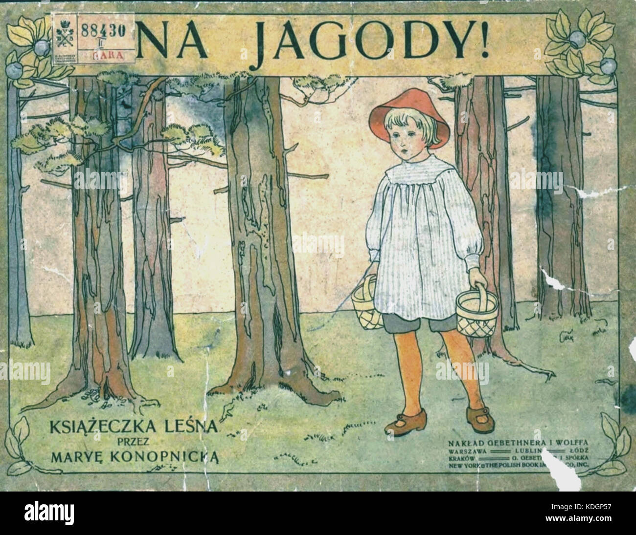 This image shows a page from the Polish literary work 'Na jagody' by ...