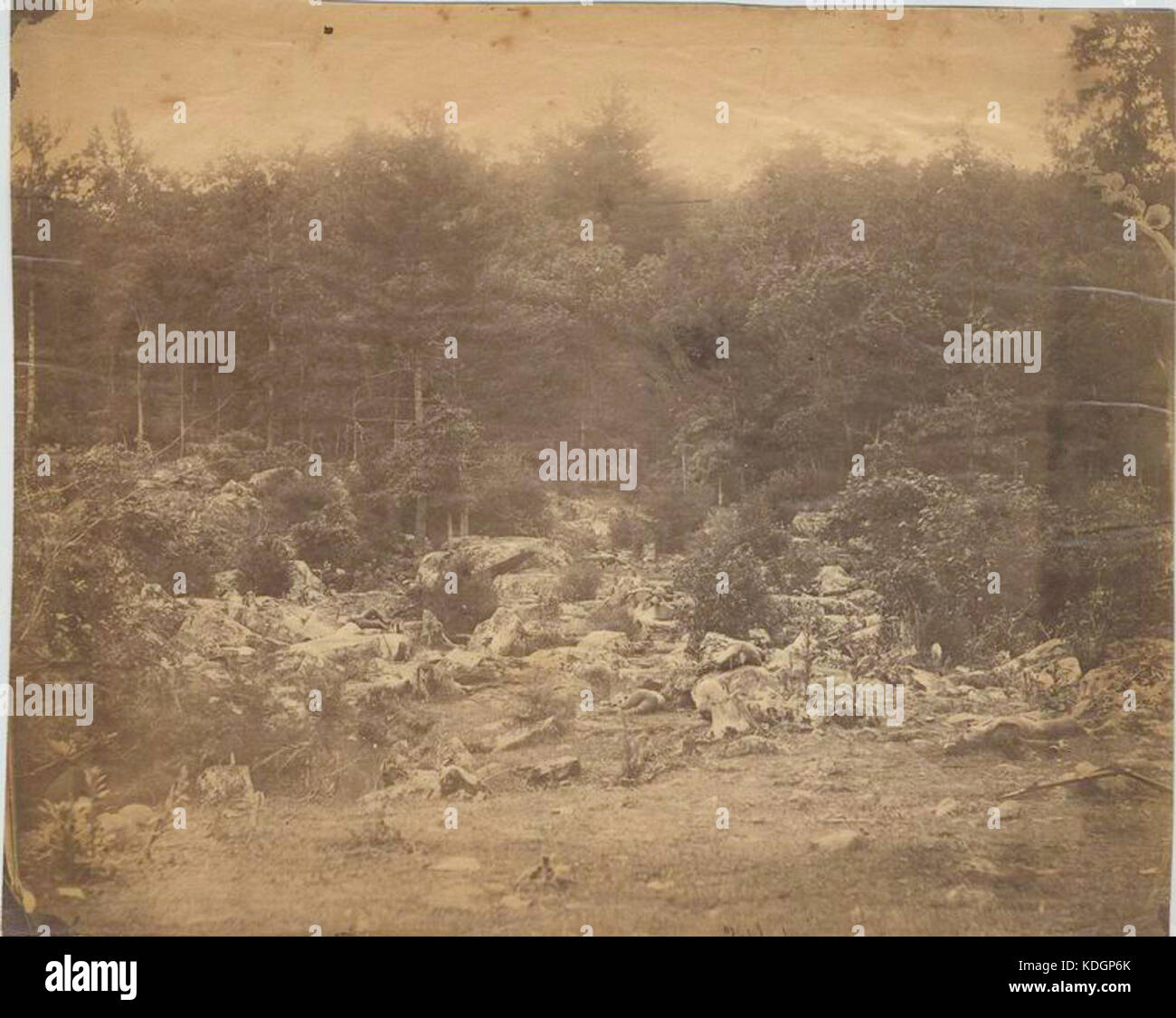 Slaughter Pen Gettysburg. (3110011789 Stock Photo - Alamy