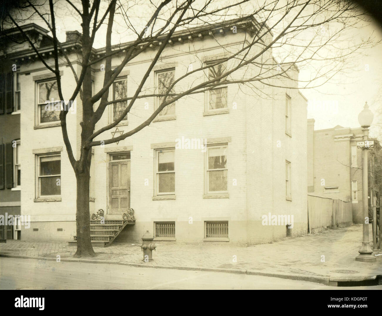 Kesher Israel original building Stock Photo - Alamy