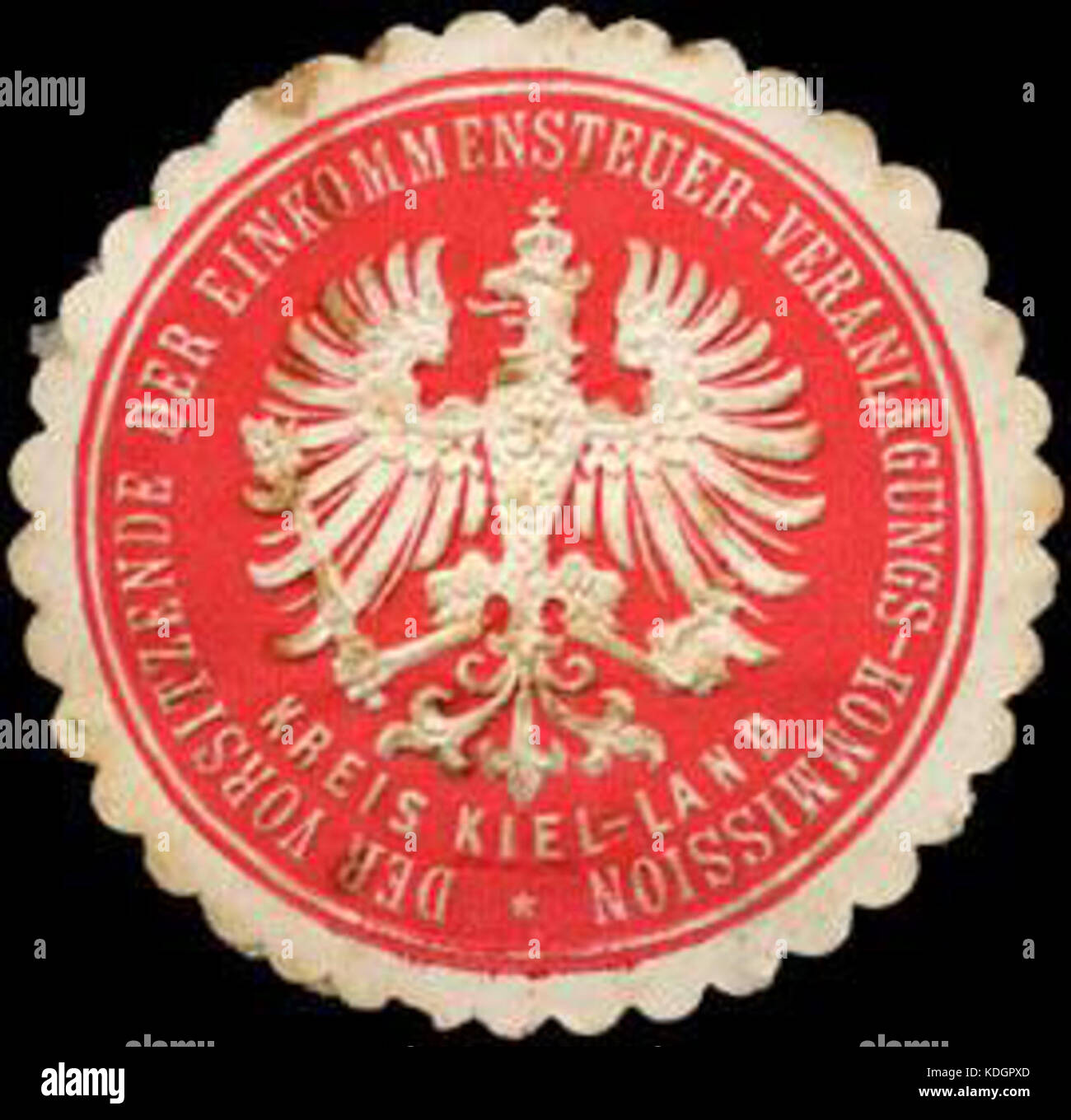 This image shows a seal used by the Chairman of the Income Tax ...
