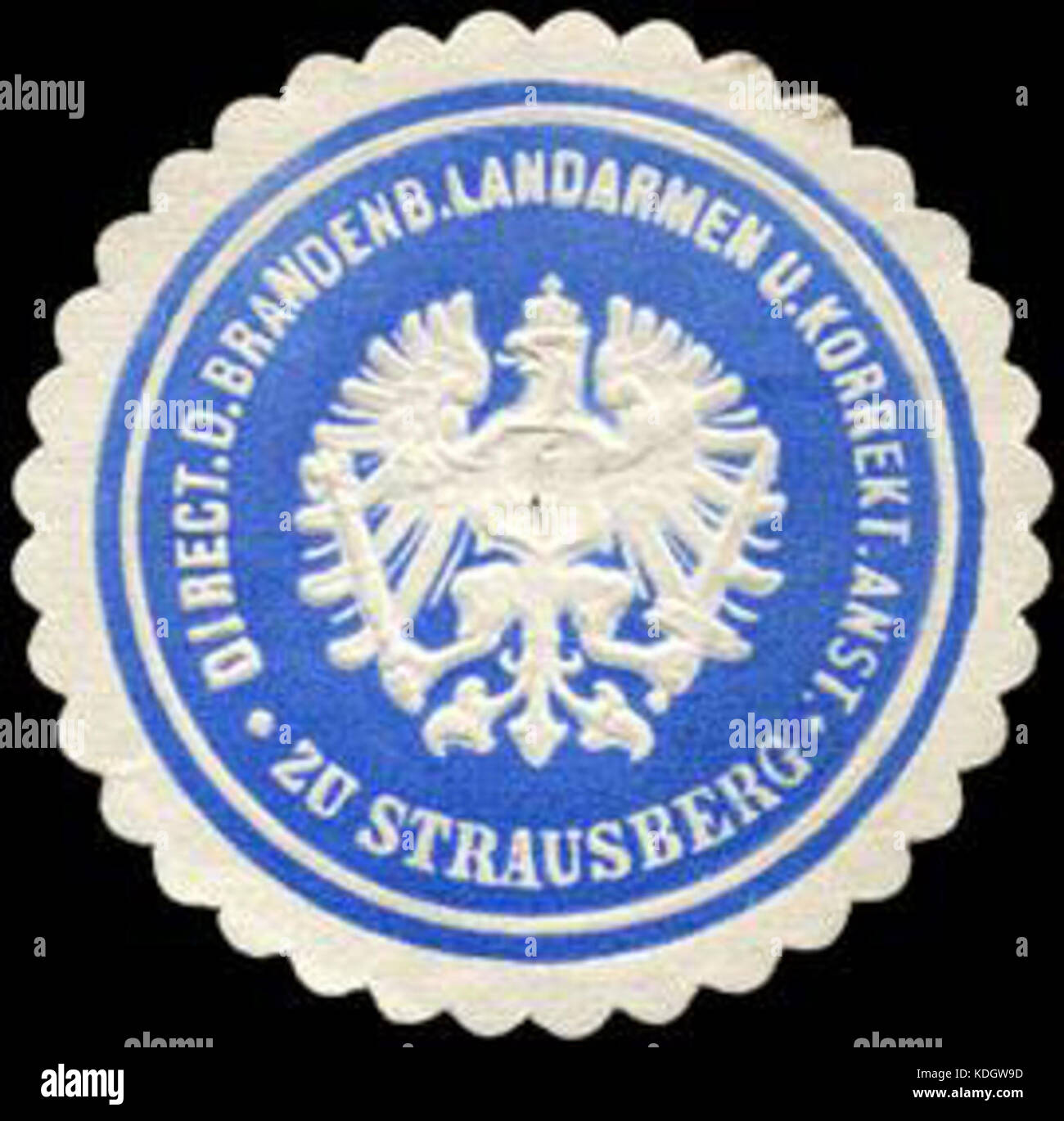 This seal represents the Direction of Brandenburg’s Landarmen and ...