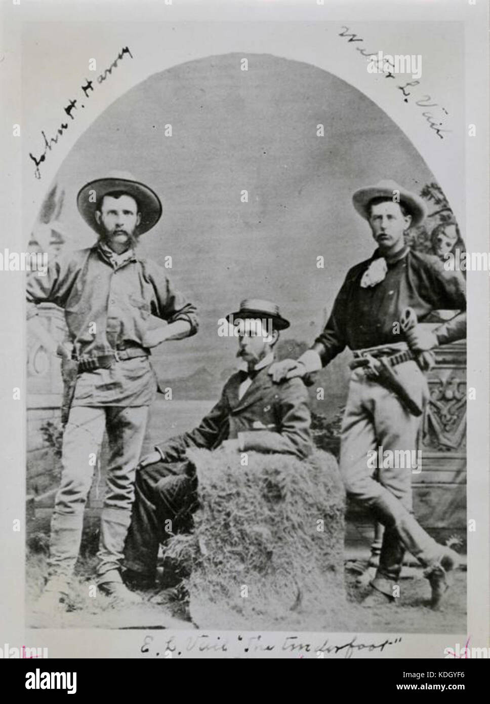 John H Harvey Edward L Vail Walter L Vail Empire Ranch Arizona 1879 ...