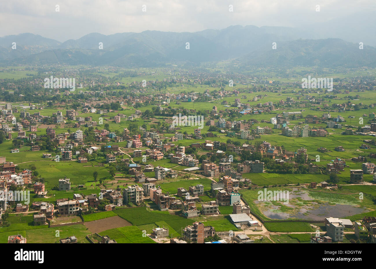 Aerial View Of Kathmandu City High Resolution Stock Photography and ...