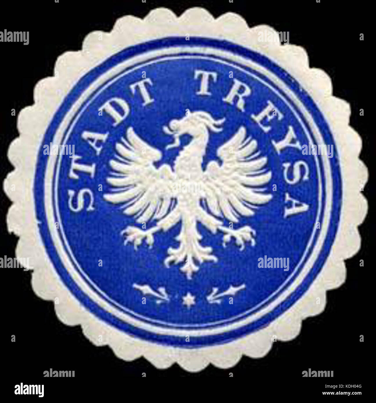 Siegelmarke Stadt Treysa W0235505 Stock Photo - Alamy