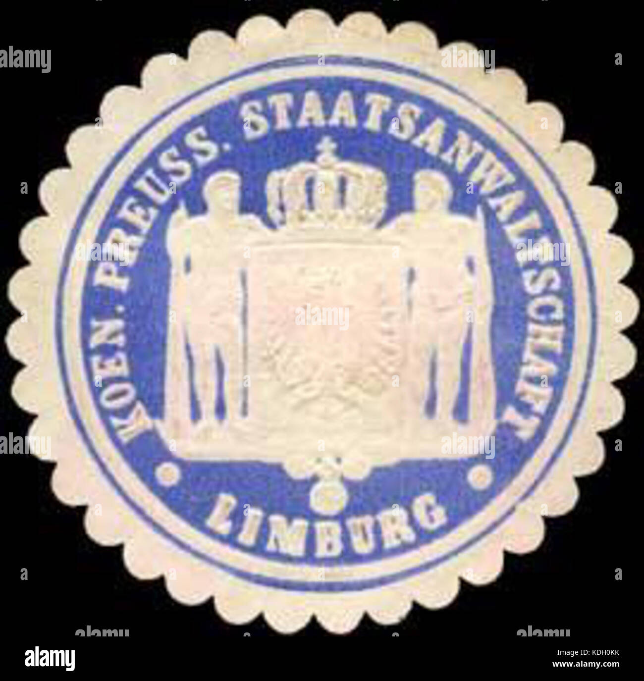 Siegelmarke Koeniglich Preussische Staatsanwaltschaft Limburg W0239668 ...