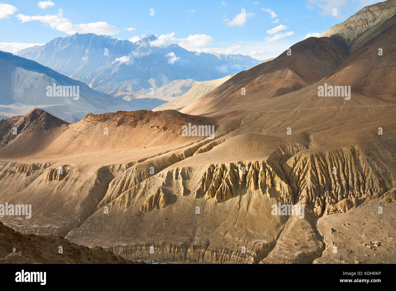 Upper Mustang landscape, Annapurna conservation area, Nepal Stock Photo ...