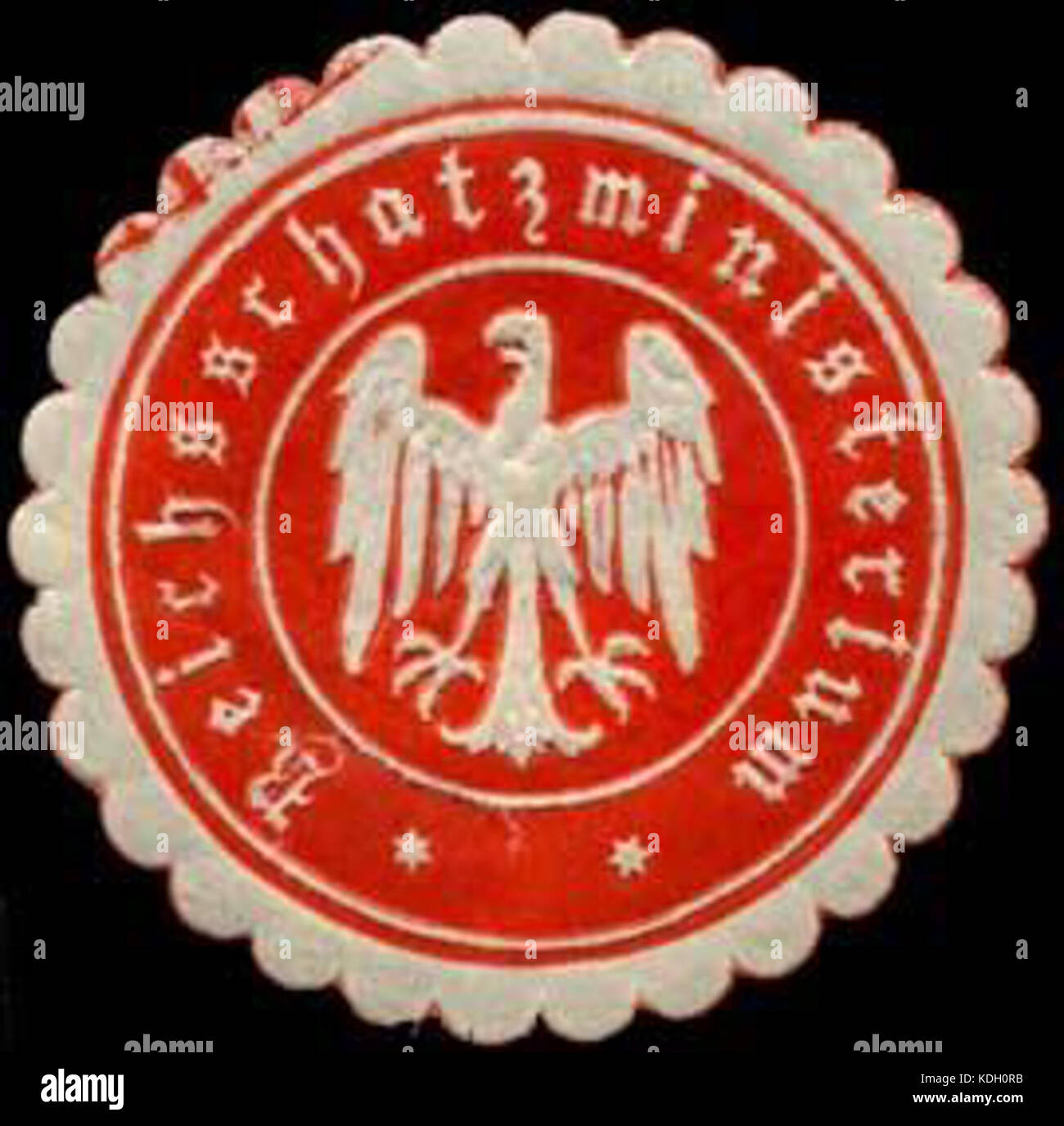 This image depicts a Siegelmarke (seal) from the ...