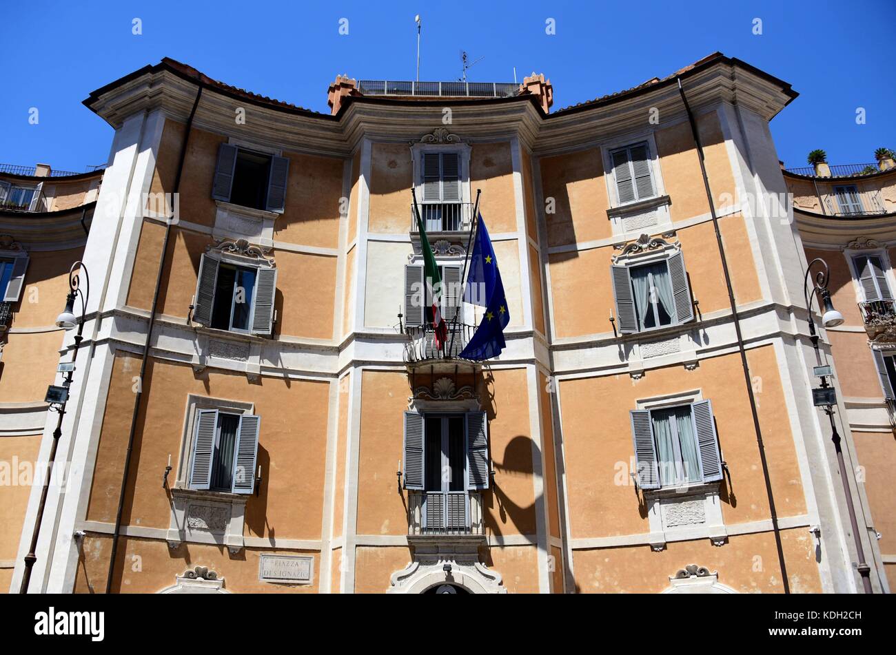 Administration building of the italian gendarmerie Carabinieri at the ...