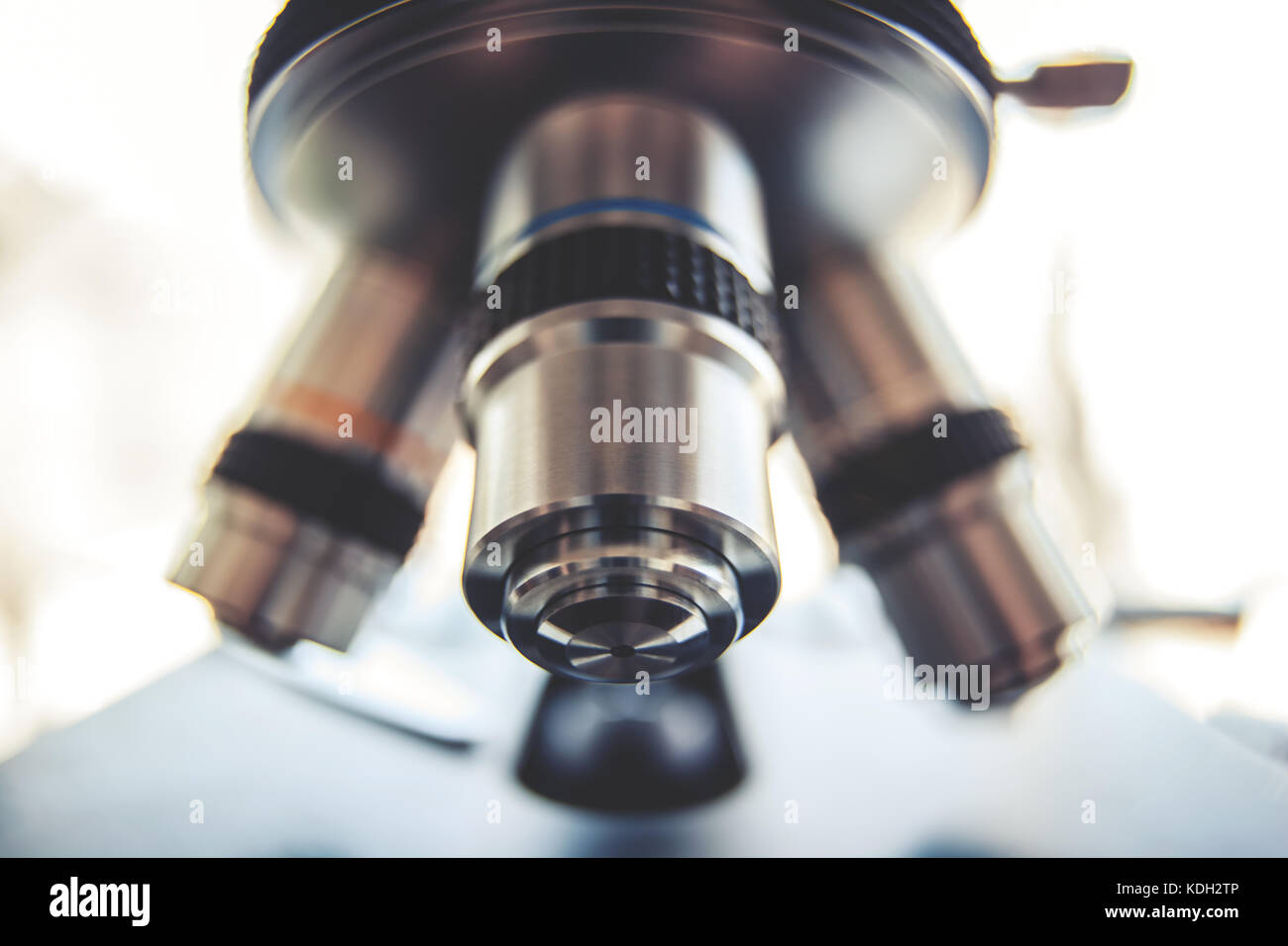Optical microscope - science and laboratory equipment. For conducting ...