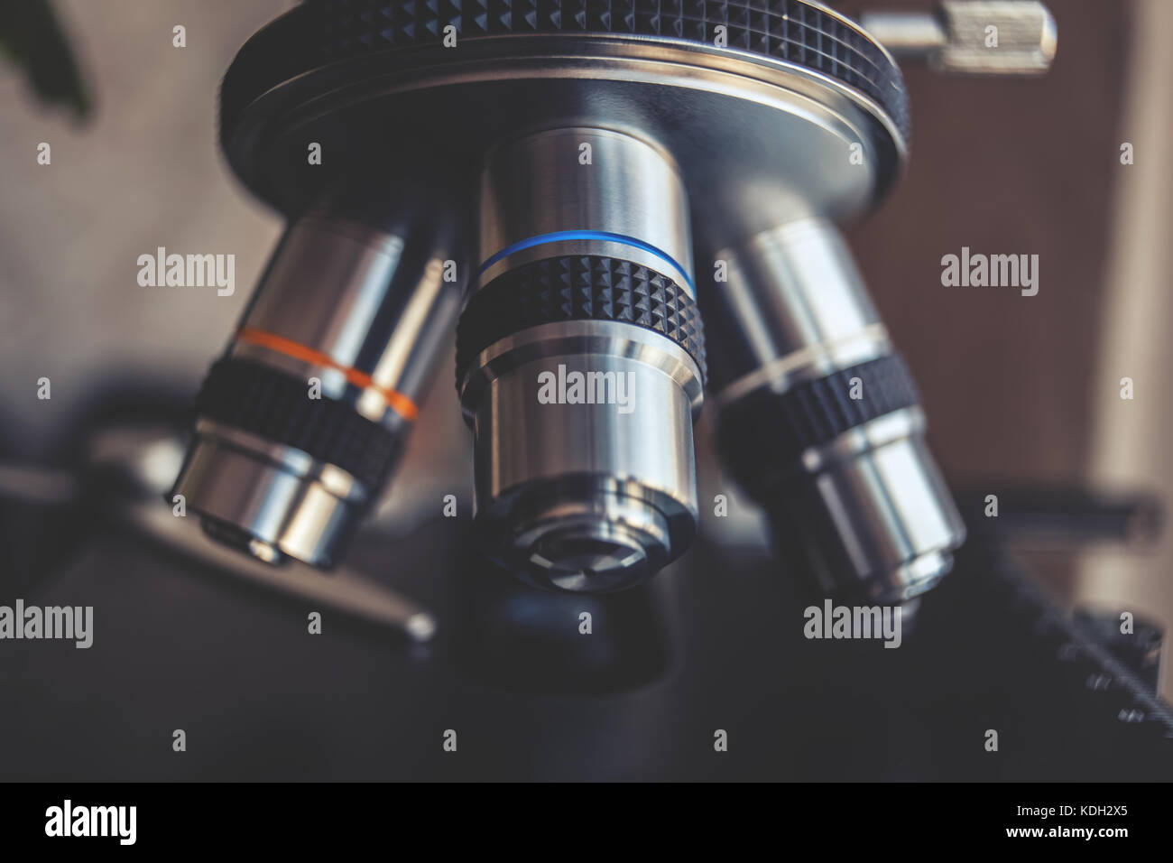 Optical microscope - science and laboratory equipment. For conducting ...