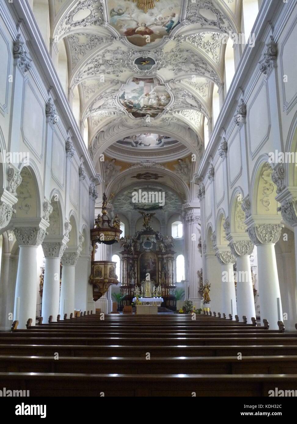 Oberzell monastery church Saint Michael in Zell, Bavaria, Germany ...