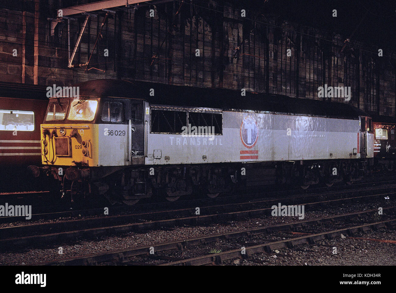 Class 56 locomotive stabled at Carlisle in June 2000 Stock Photo - Alamy