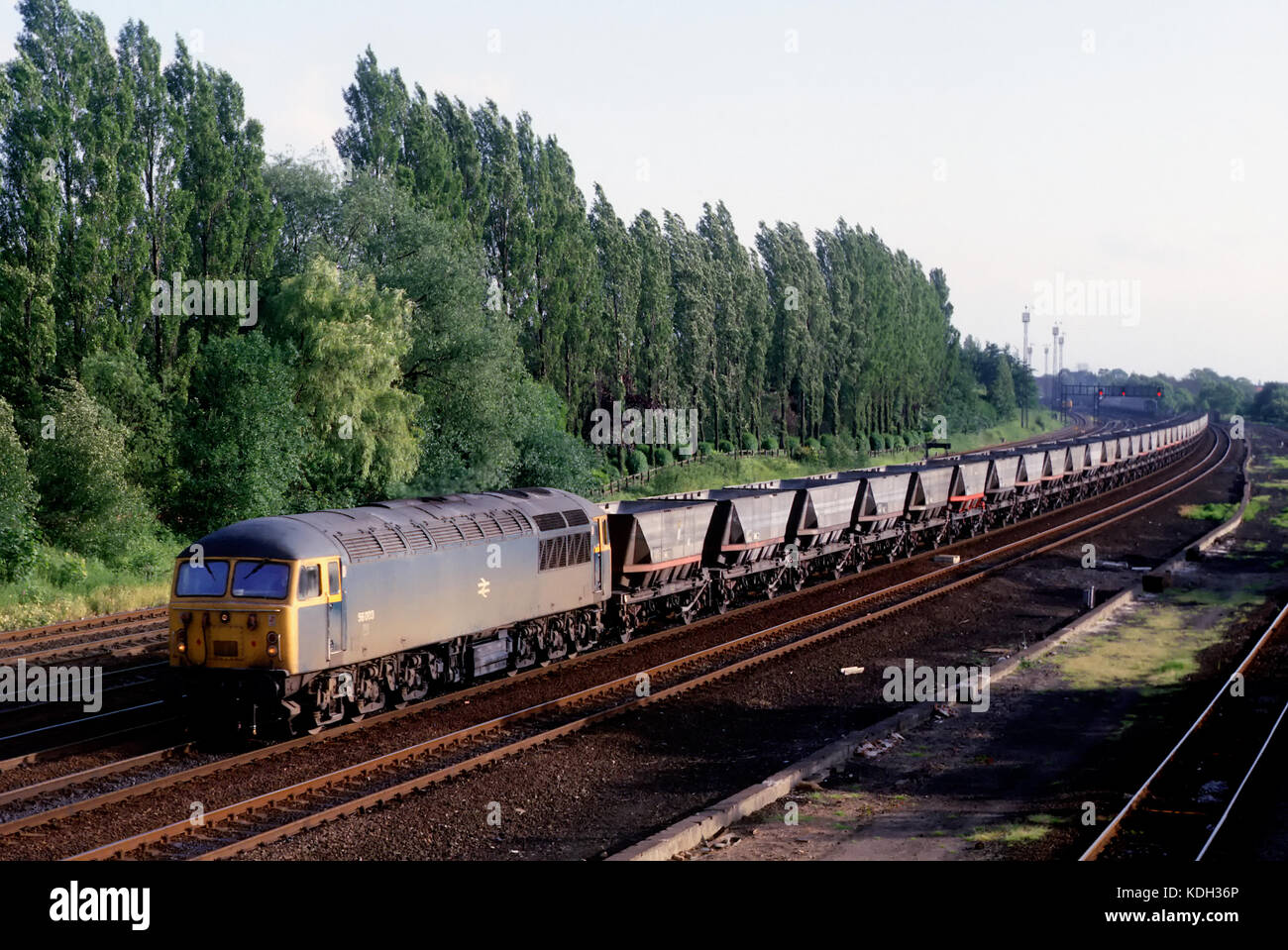 Class 56 locomotive on a coal train near York, England Stock Photo - Alamy