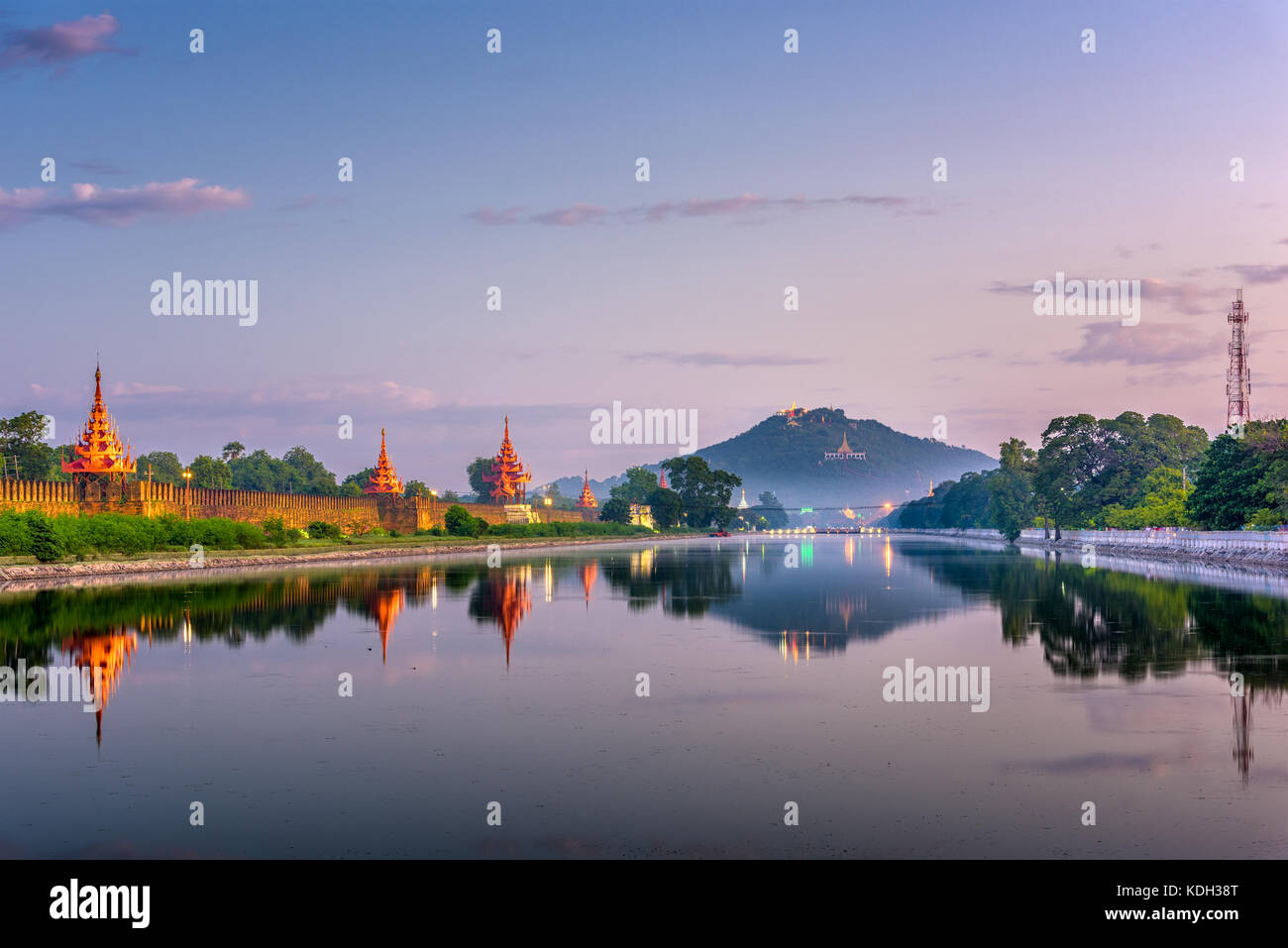 Mandalay Palace Moat High Resolution Stock Photography and Images - Alamy