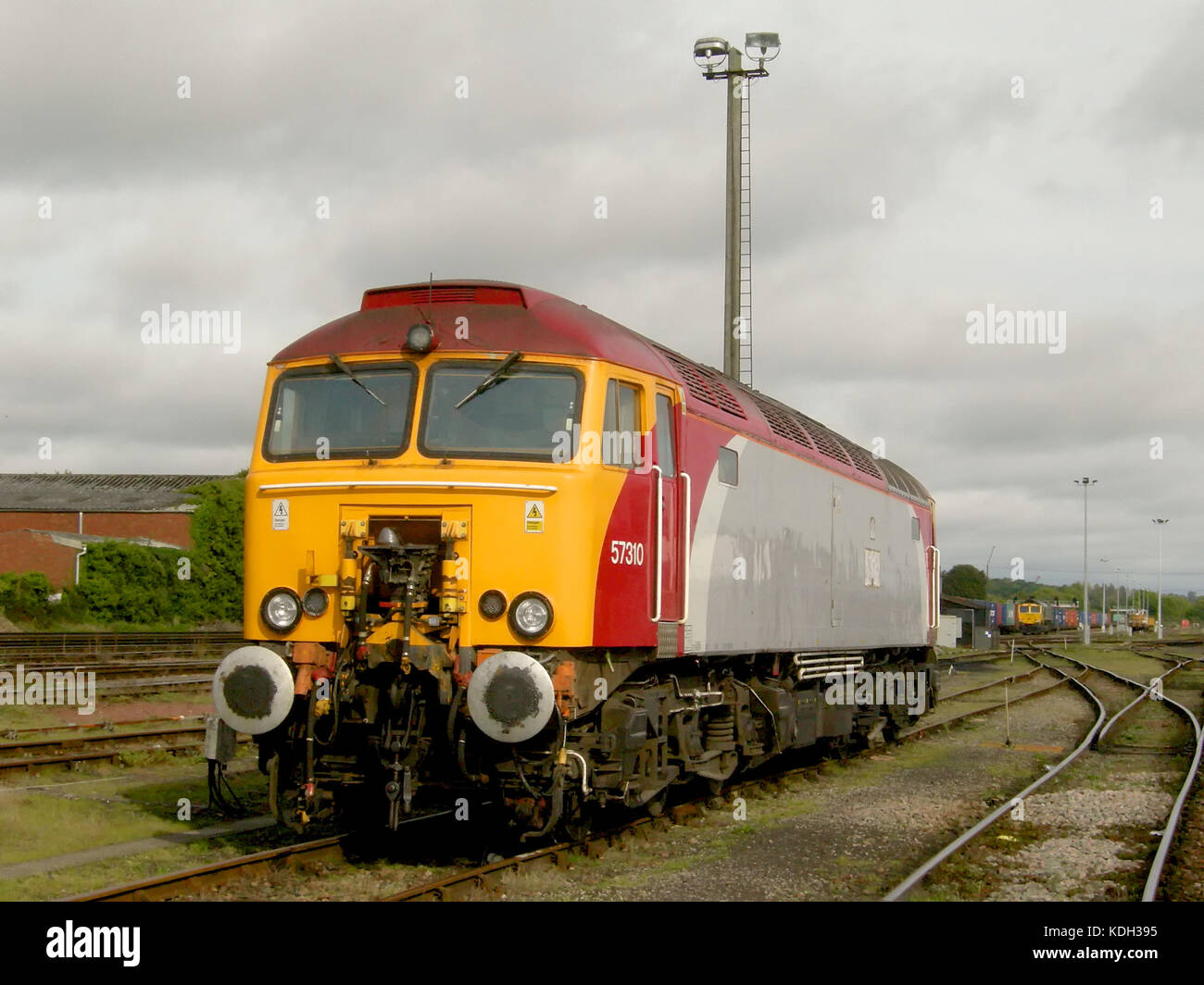 Class 57 locomotive at Eastleigh in 2011 Stock Photo - Alamy