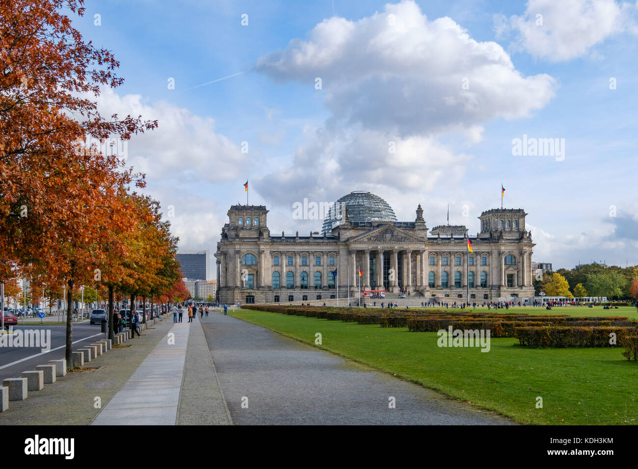 Berlin, Germany - October 2017: The Reichstag building, the german ...