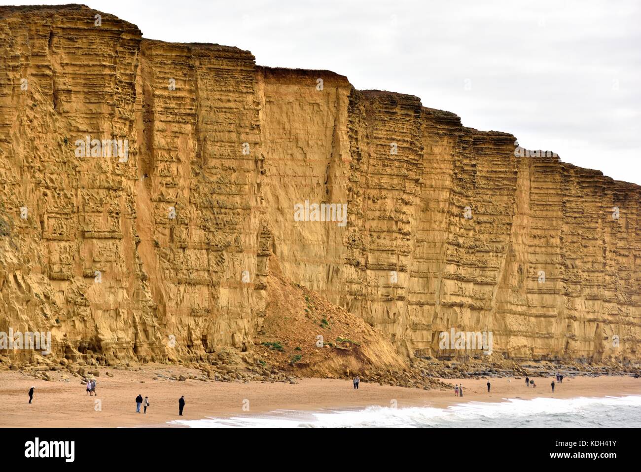 West Bay Cliffs Bridport Dorset England UK Stock Photo - Alamy