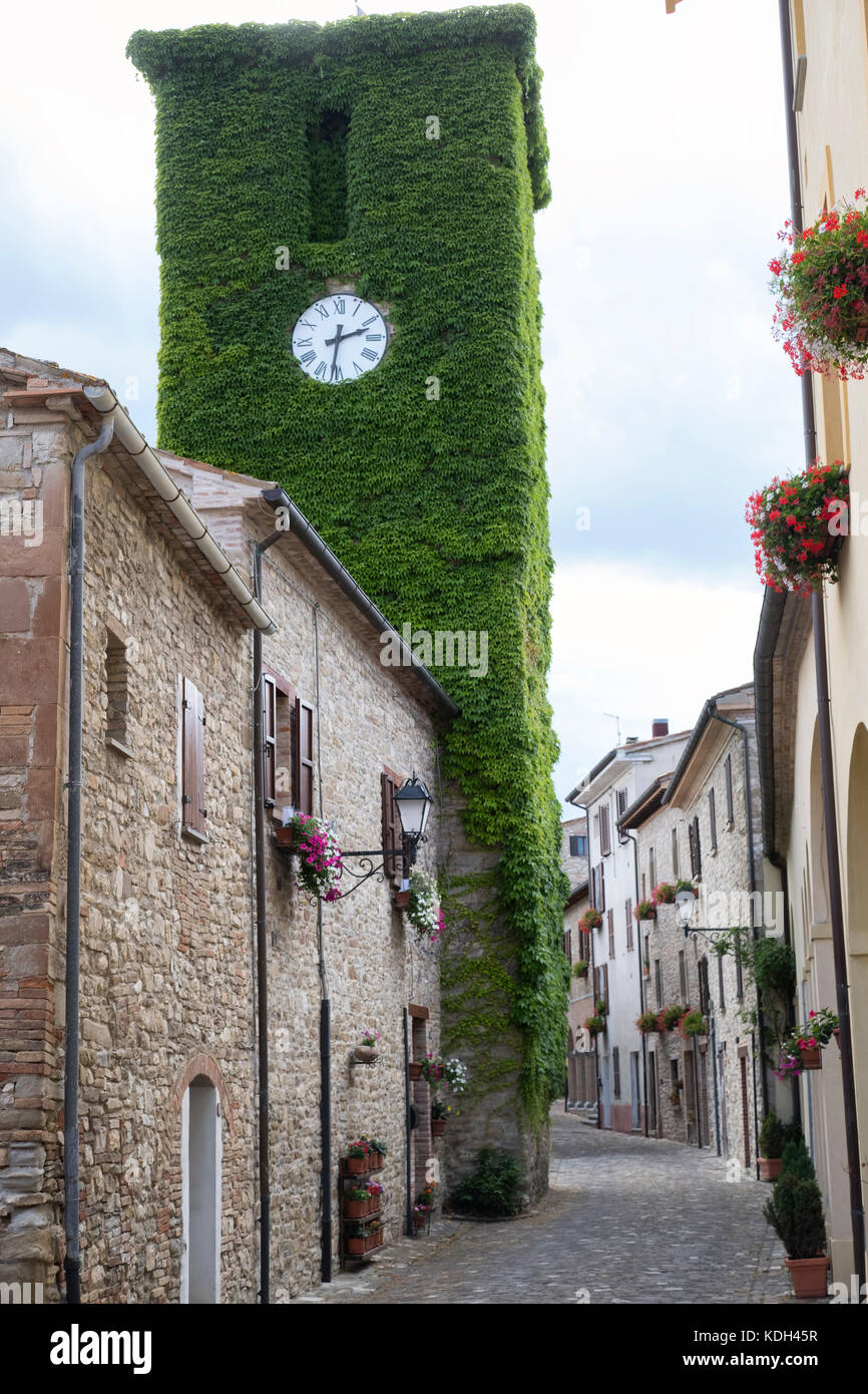 Frontino, historic village in Montefeltro, Pesaro Urbino, Marches ...