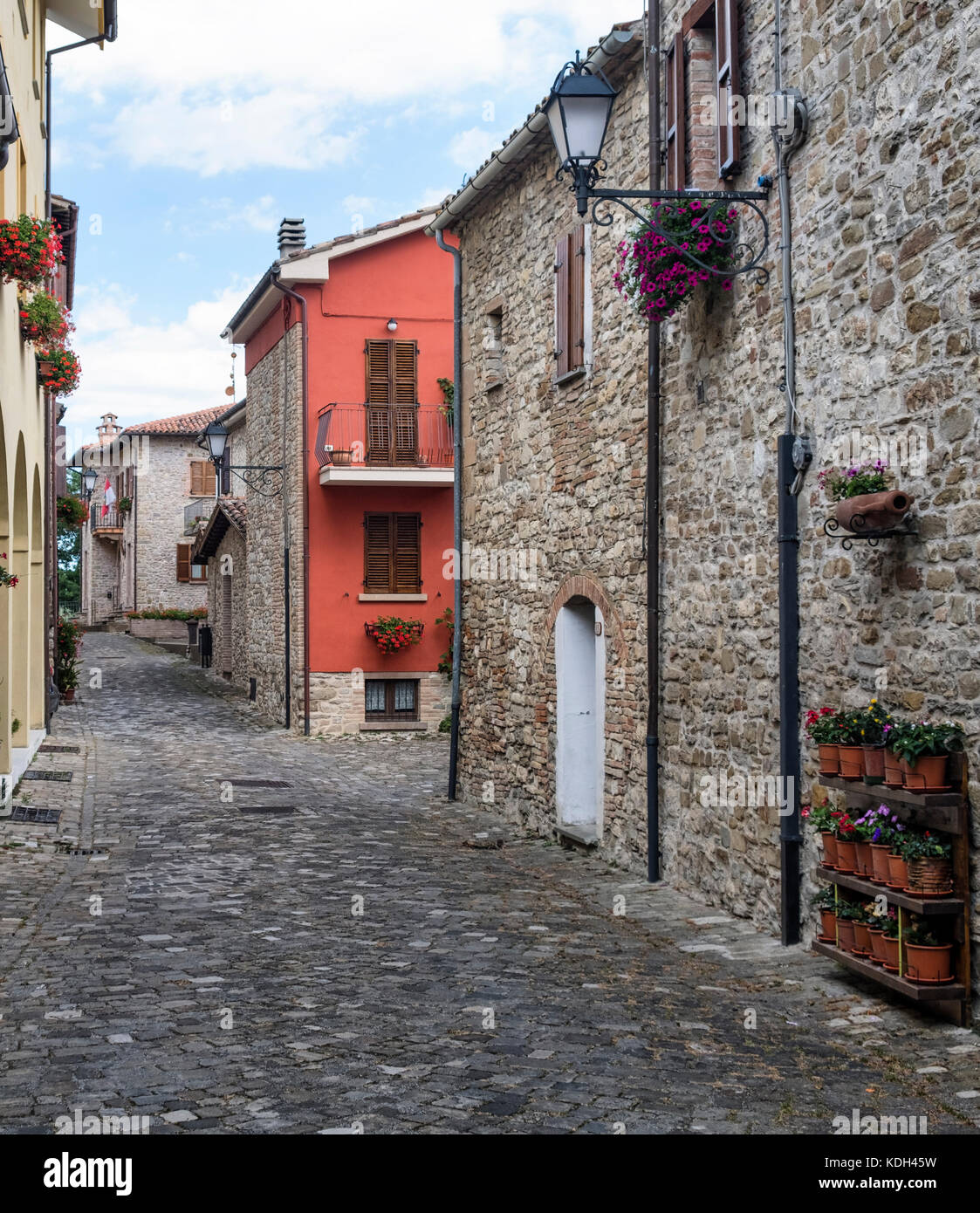 Frontino, historic village in Montefeltro, Pesaro Urbino, Marches ...