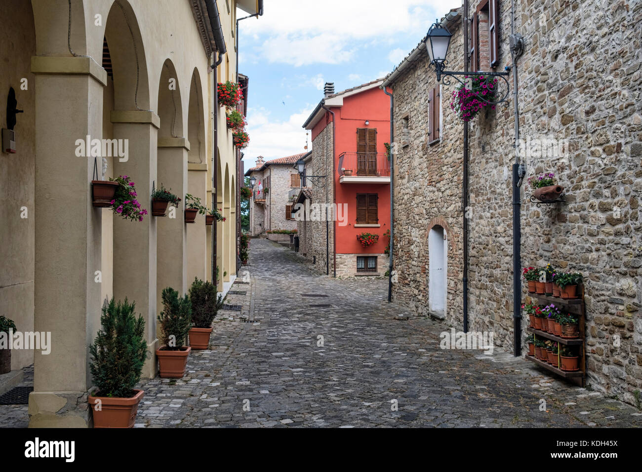 Frontino, historic village in Montefeltro, Pesaro Urbino, Marches ...