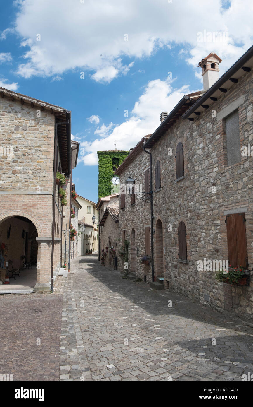 Frontino, historic village in Montefeltro, Pesaro Urbino, Marches ...