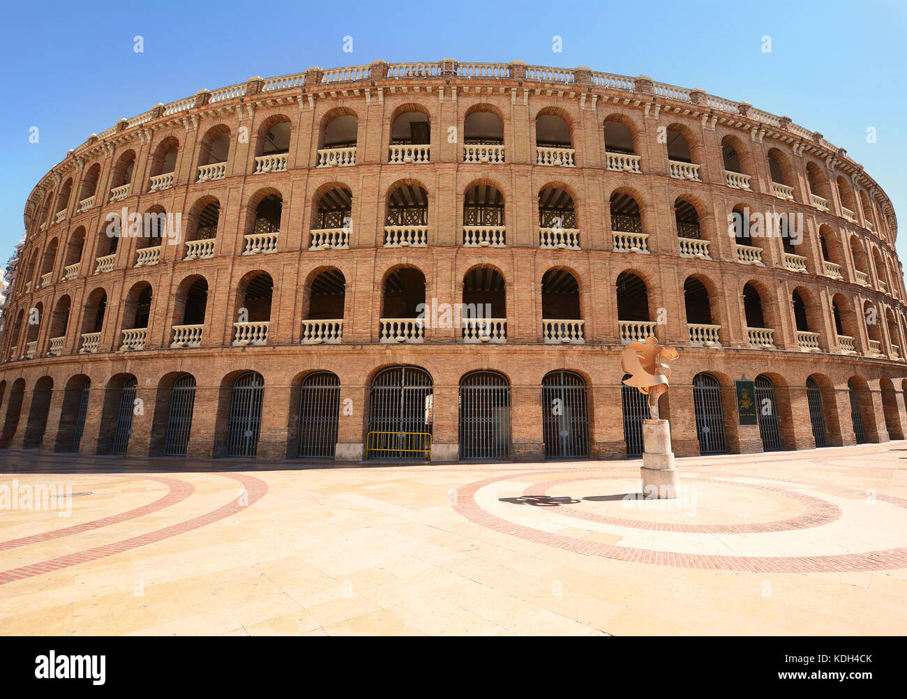 Bullring arena (Plaza de Toros) in the city of Valencia, Spain Stock ...