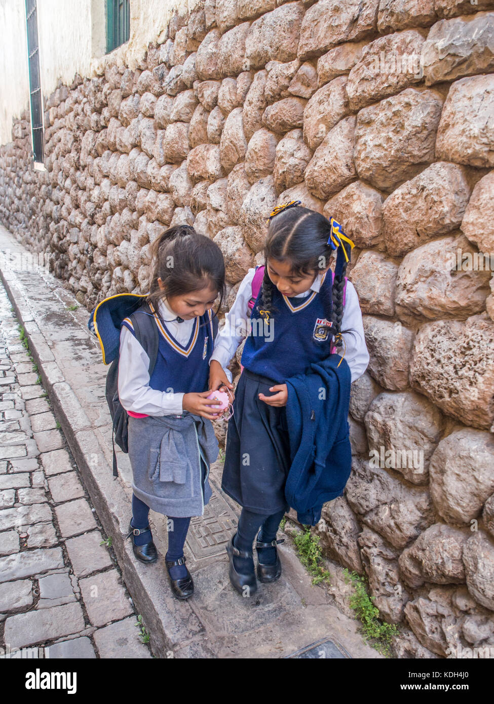 School uniform blue skirt hi-res stock photography and images - Alamy