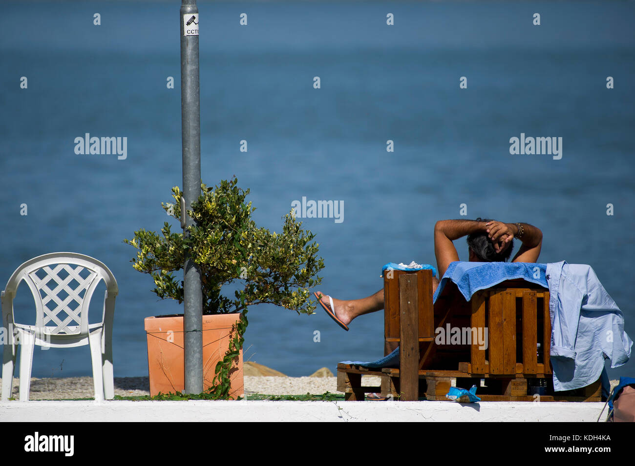 Lago Trasimeno (Lake Trasimeno) in Torricella (Magione), Umbria, Italy ...