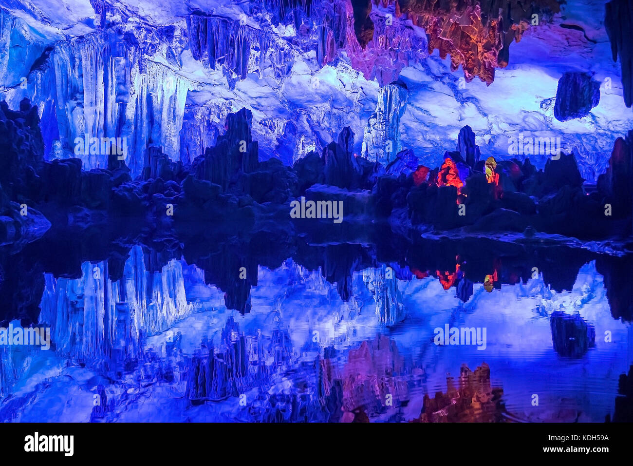 Reed Flute Cave, Guilin, Guangxi, China Stock Photo - Alamy